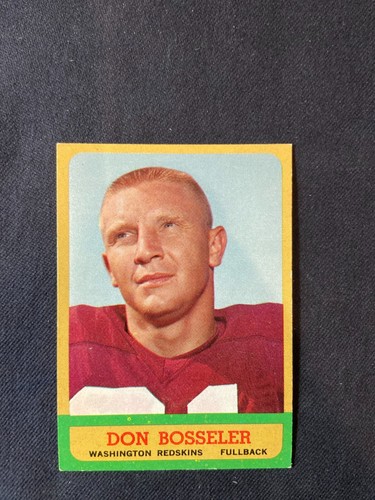 1963 Topps Football Est ExMt- #162 Don Bosseler | eBay
