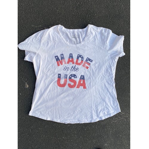 2XL 4th of July General Standard Made in USA Graphic T-Shirt Patriotic ...