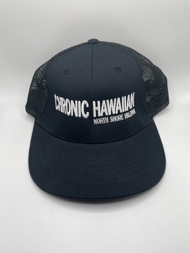 Chronic Hawaiian Men’s Black Snapback Hat Adjustable Cap Magic Headwear ...