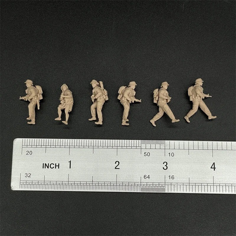 1/72 Scale Resin Model US Army Rangers Patrol Soldier Figures Military ...