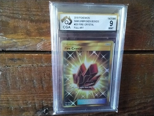 Pokemon vmax gold secret graded art sr fire crystal Star 231/214 gx ex ...