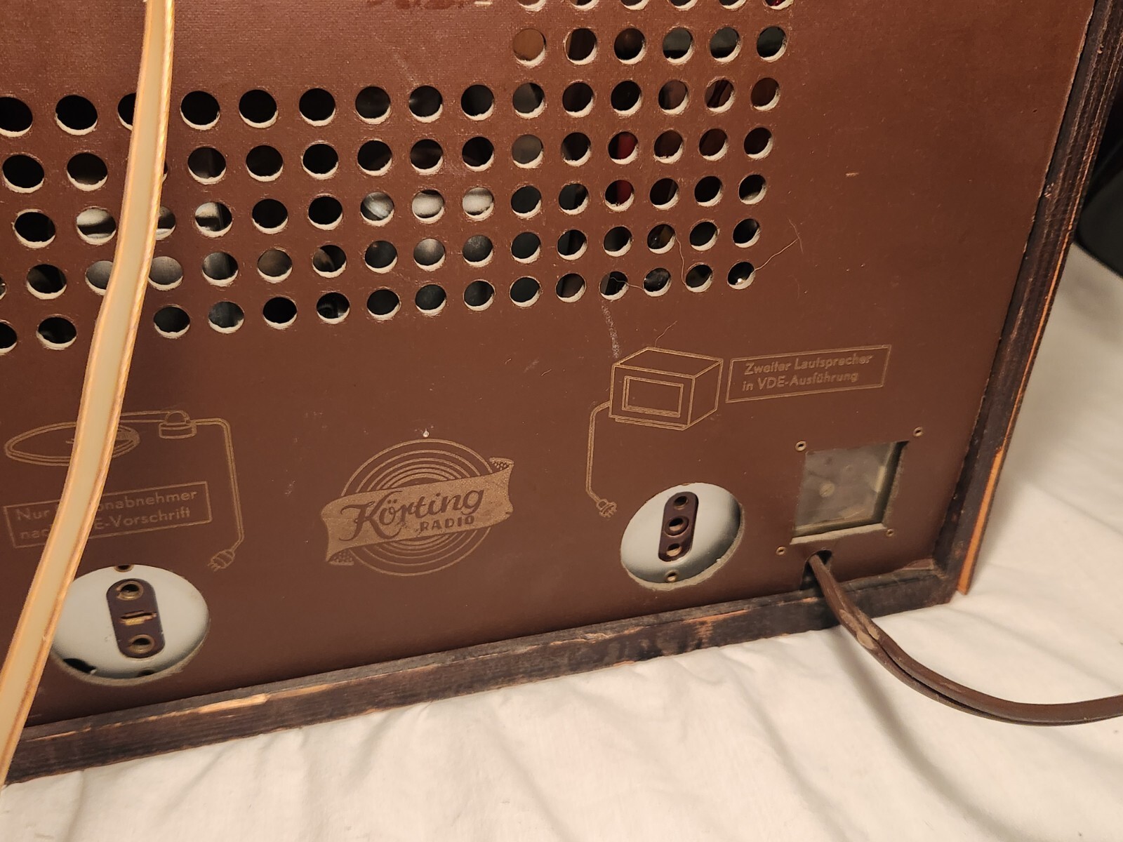 Rare Vintage 1951 Korting Omni Selector 52W German Shortwave Tube Radio ...