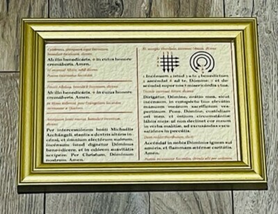 Latin Mass Incense Card Framed, incense, suitable for church altars ...