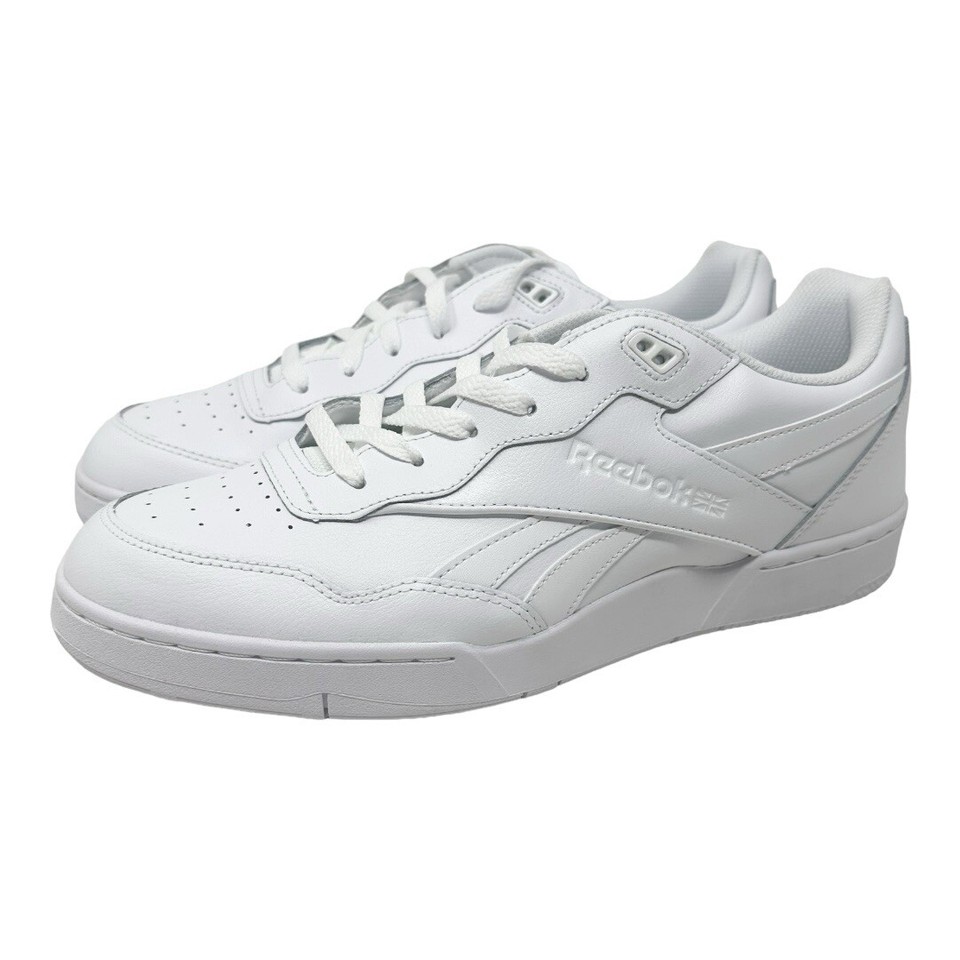Reebok Men’s BB 4000 II Premium Leather Basketball 100033737 White/Grey ...