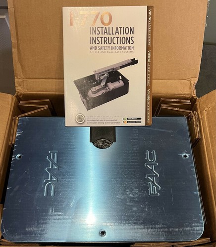 VIKING ACCESS VA-I770 I-770 RESIDENTIAL/COMMERCIAL VEHICULAR SWING GATE ...