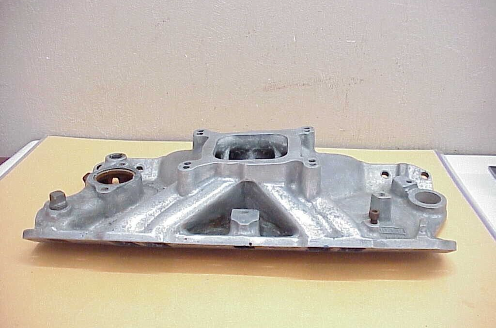Vintage Edelbrock Torker #2725 Aluminum Intake Manifold SB CHEVY SEMI ...