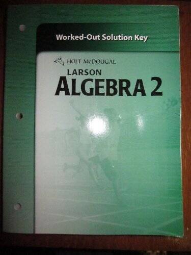 Holt McDougal Algebra 2: Solutions Key - Paperback By HOLT MCDOUGAL ...