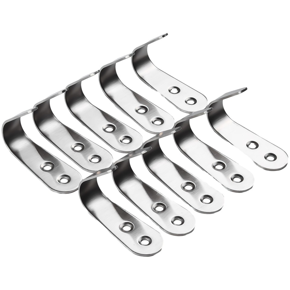 New Hook Rustproof Solid Hanger Home useful Single hook Stainless Steel ...