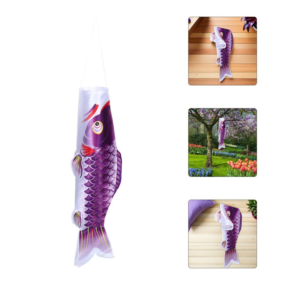 Windsocks Outdoor Japanese Carp Streamers Flag Decorative Fish Flags ...