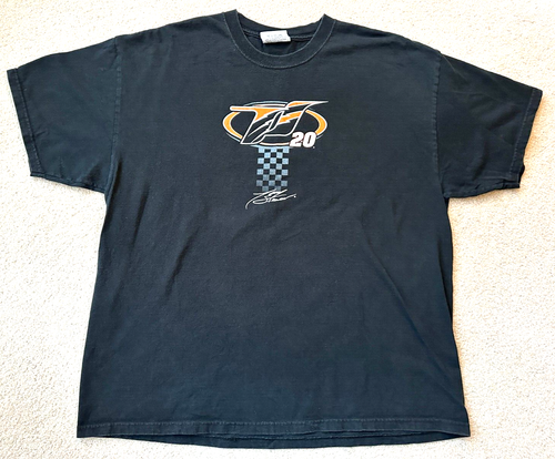 Tony Stewart NASCAR T Shirt/ Black Chase Authentics 100% Cotton Men’s ...
