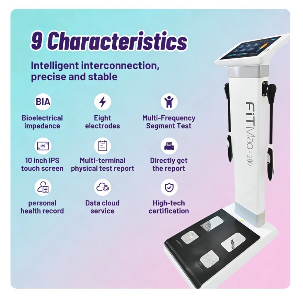 FM280 Composition Professional Full Body Fat Analyzer Scanner Analysis ...