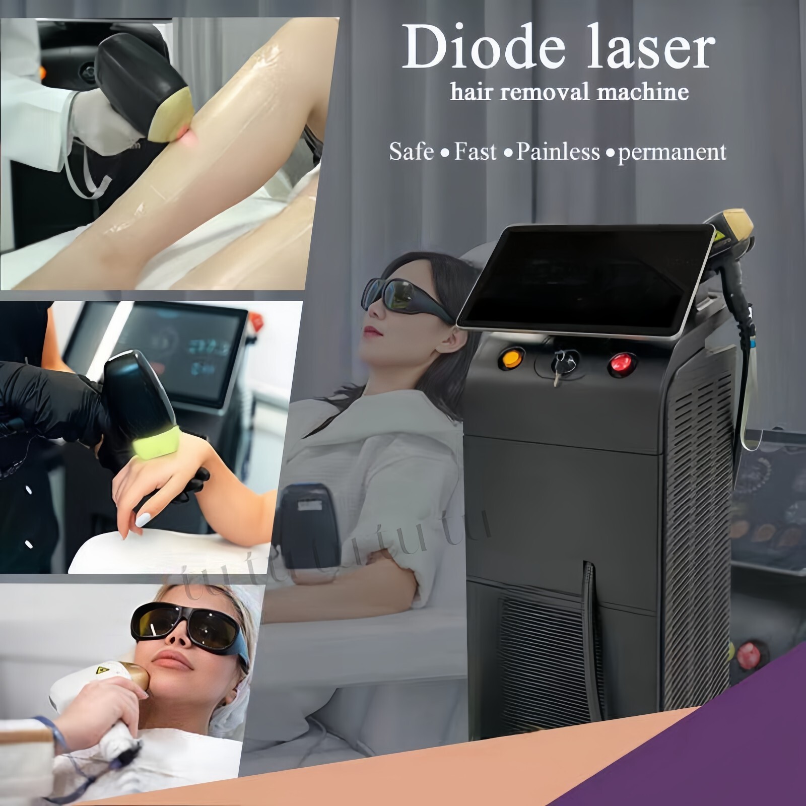 💹2025 alma Alexandrite Ice Soprano Titanium Diode Laser Hair Removal ...