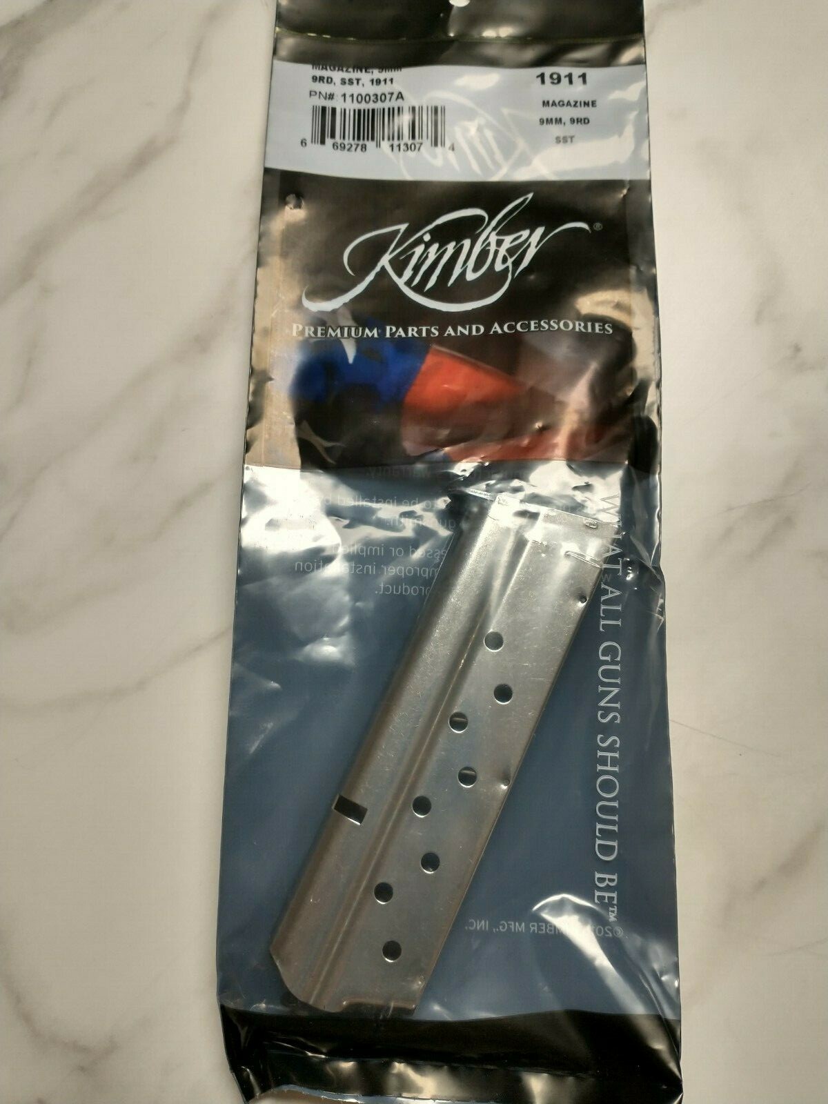 Lot of (2) Kimber 1911 Full Size OEM 9MM 9-Round Magazines 1100307A | eBay