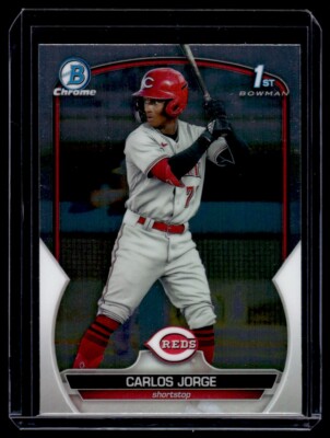 2023 Bowman Chrome Prospects Carlos Jorge Cincinnati Reds #BCP-120 | eBay