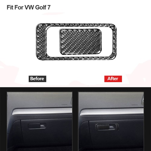 For VW Golf MK7 2014-2019 Carbon Fiber Interior Decorative Cover Trim ...