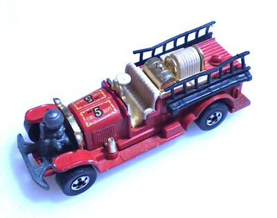 Hot Wheels Old Number 5 Fire Engine Diecast Truck | eBay