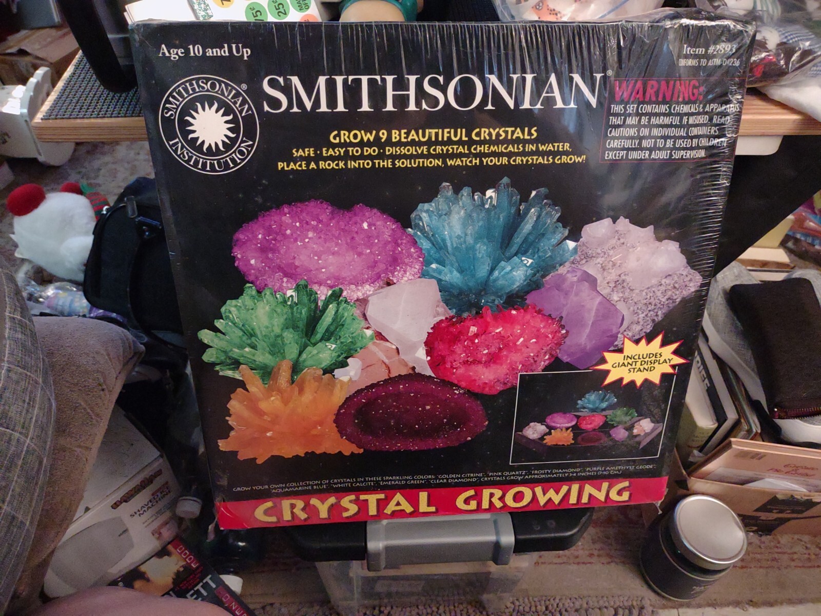 Vintage Smithsonian Crystal Growing Kit #2893 | eBay