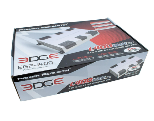 Power Acoustik 2 Ch Amplifier 1400W Class AB Full Range Bridgeable EG2 ...