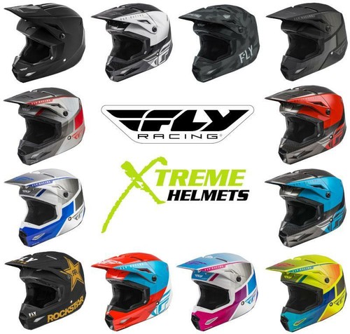 Fly Racing Kinetic Helmet Off Road MX Motocross Dirt Bike DOT XS-2XL | eBay