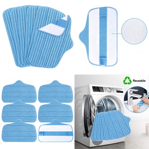 Microfiber Mop Pads Compatible For McCulloch MC1275 and Steamfast SF ...