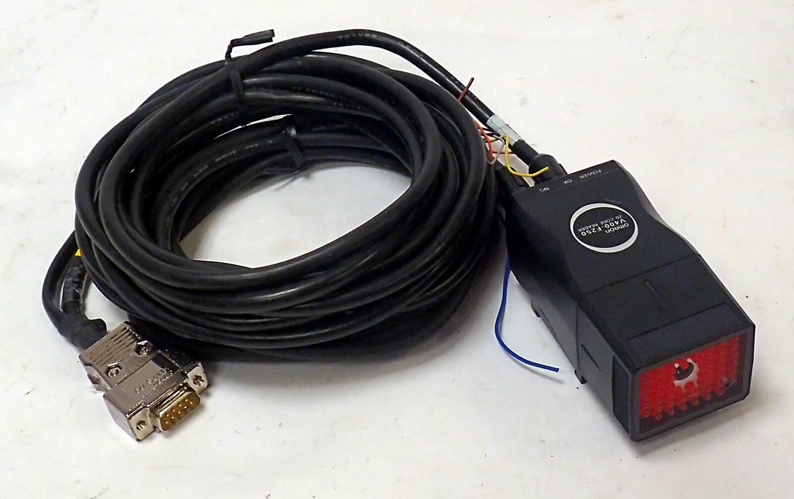 OMRON V400-F250 / V400F250 2D CODE READER FOV 14 x 18mm WD 100mm w ...