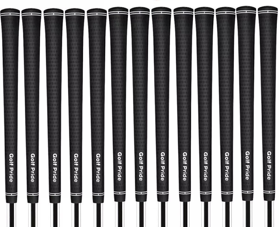 5-13 PCS Tour Velvet Standard Midsize Jumbo Black Rubber Golf Club ...