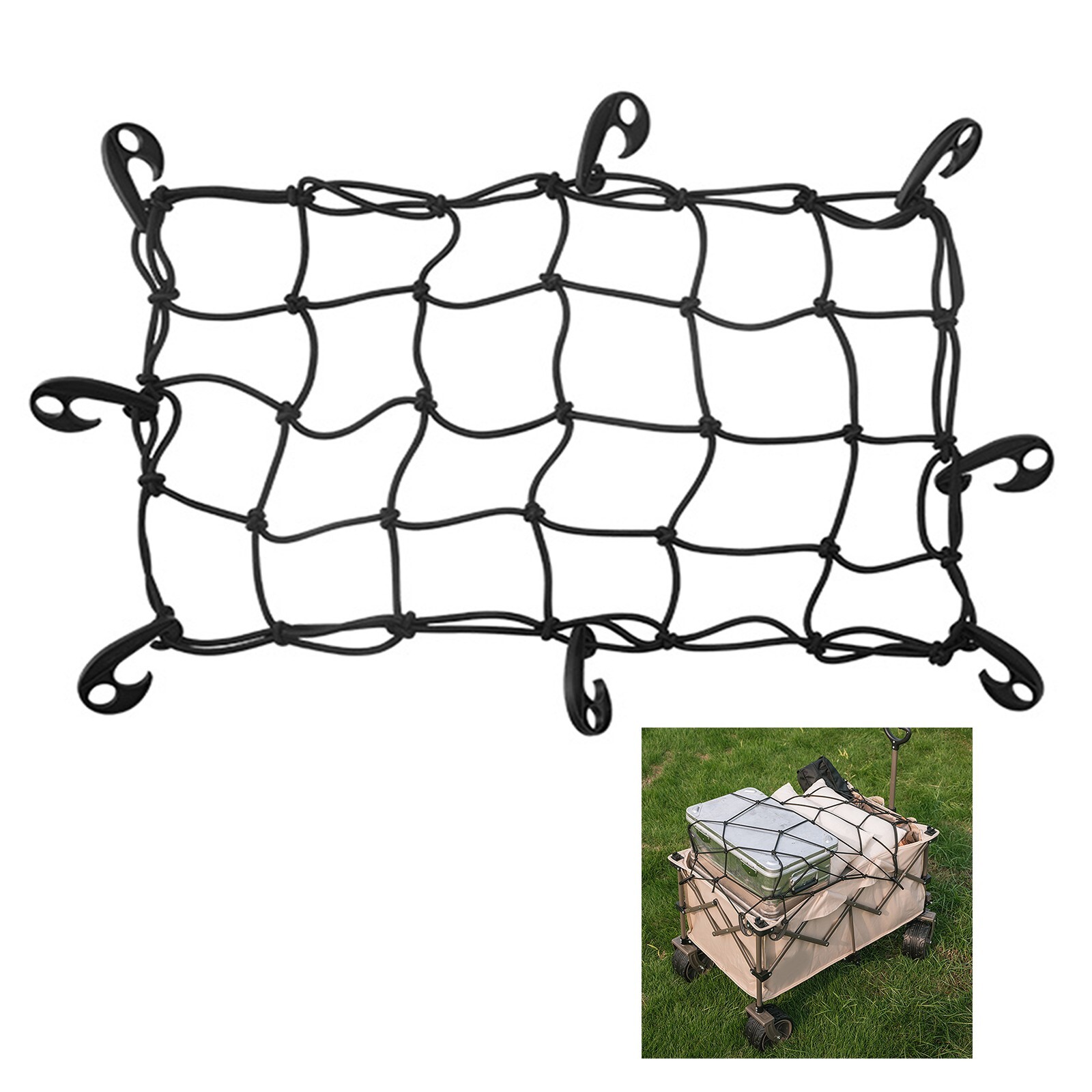 High Elastic Collapsible Wagon Cargo Net Ideal for Gardening and ...