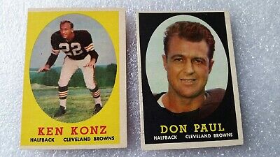 1958 Topps #091 Don Paul & #26 Ken Konz | eBay