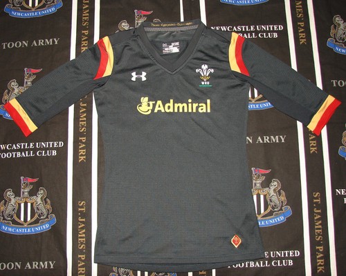 WRU Wales Away Rugby Union 2016 2017 Women's Under Armour Shirt Jersey ...