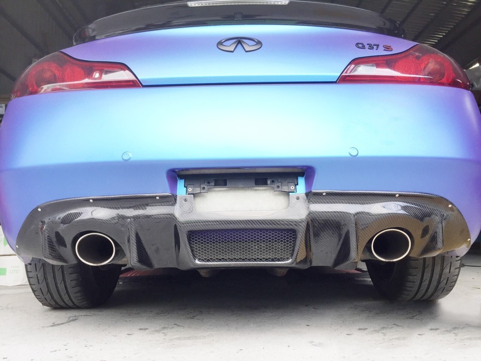 Carbon Fiber Rear Add-on Diffuser For 2008-2013 Infiniti G37 Coupe | eBay
