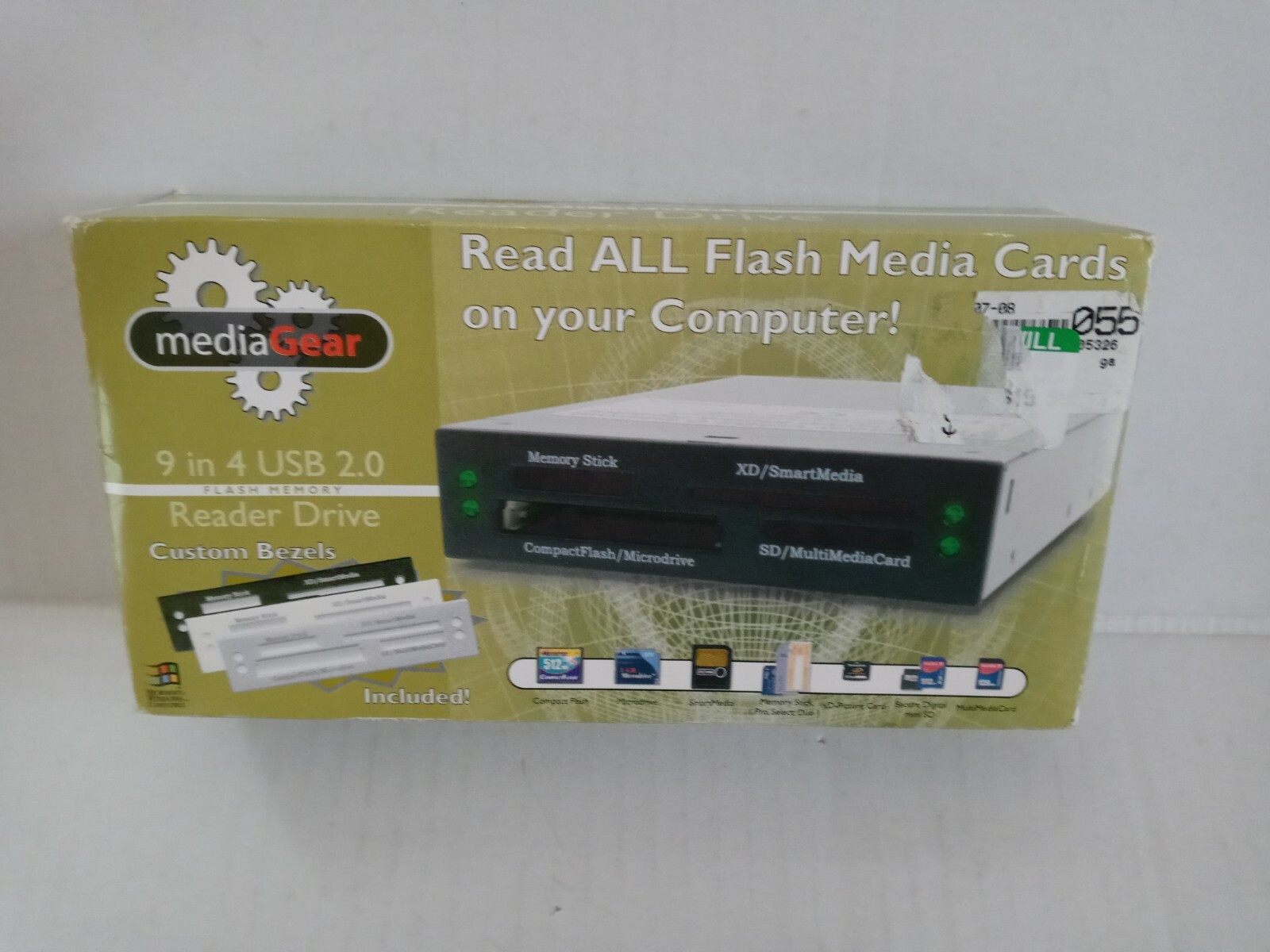mediaGear 9 IN 4 Bay Reader / Writer USB 2.0 MGBR-100 - card reader ...