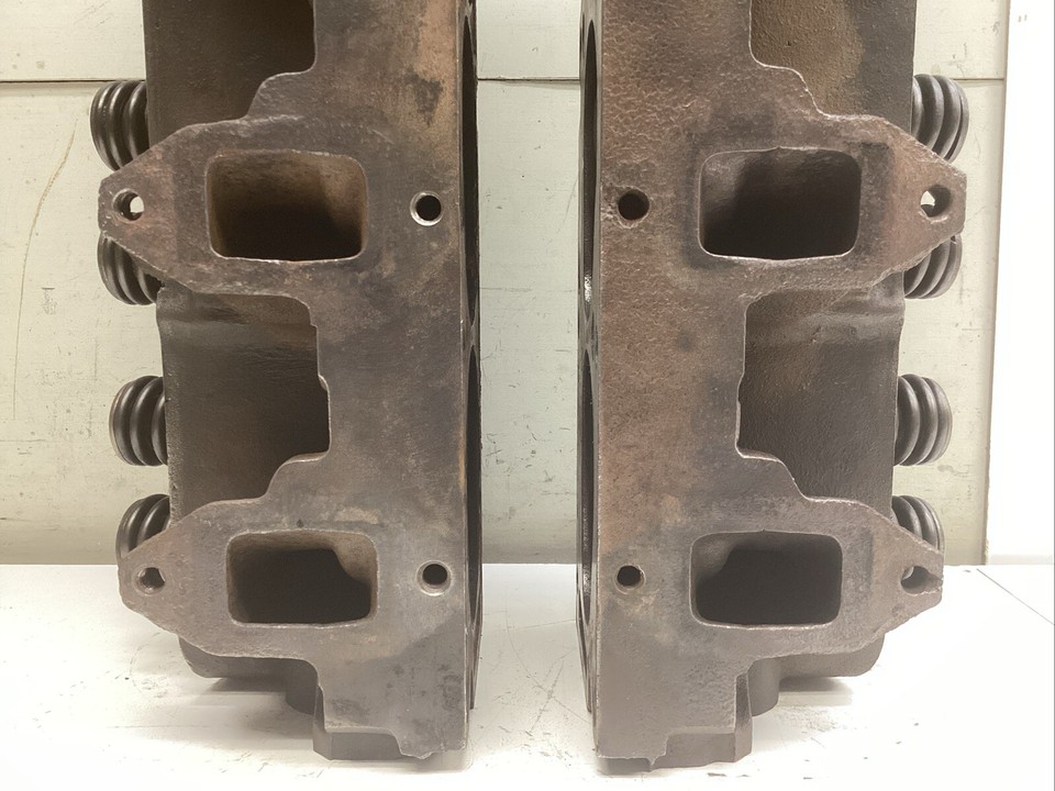 1968-1969 Ford Mustang 390 428 FE Cylinder Head Set C8AE-H DATE-8A29 ...