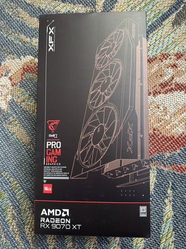 NEW XFX Swift AMD Radeon RX 9070 XT Triple Fan Gaming Edition with 16GB ...