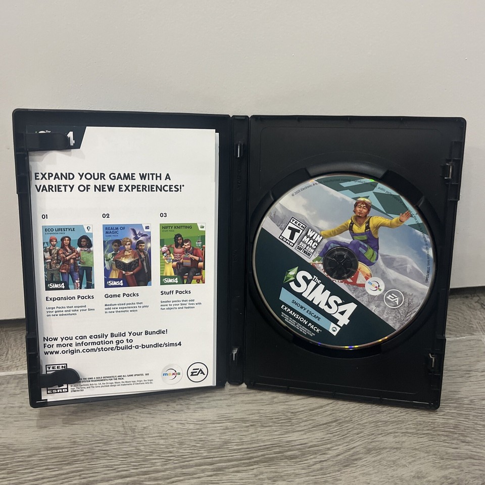 Sims 4 Snowy Escape Expansion Pack - PC 14633378870| eBay