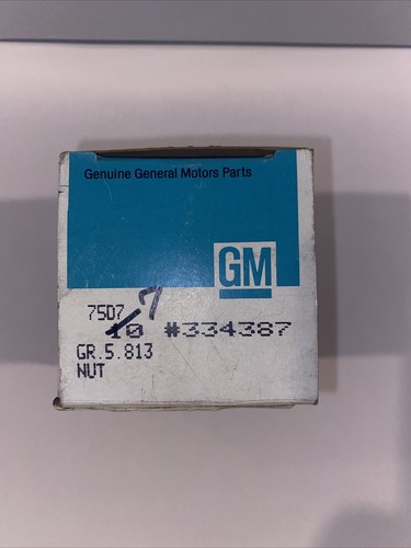 NOS GM PART #334387 9/16-18 RH WHEEL NUT | eBay