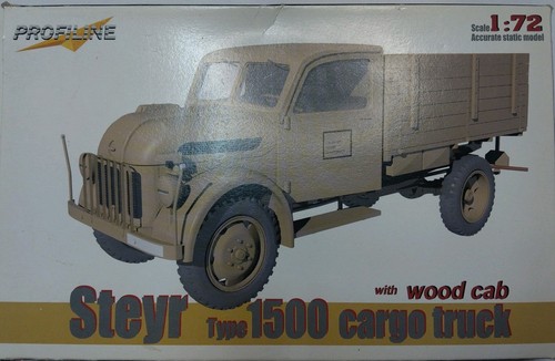 Profiline German WW2 1/72 Steyr Type 1500 Cargo Truck with wooden cab ...