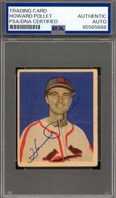 Howard Howie Pollet PSA DNA Signed 1949 Bowman Rookie Autograph | eBay