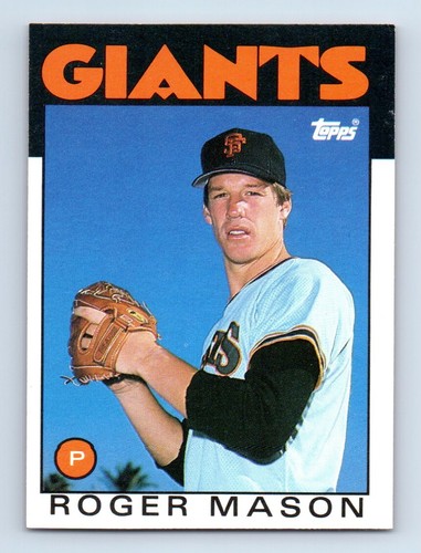 1986 Topps Traded Roger Mason San Francisco Giants #70T | eBay