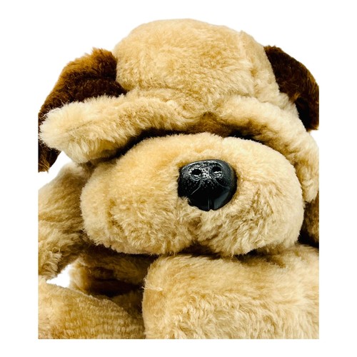 Plush Puppy Raffoler Brown Stuffed Animal Toy Droopy Eyes Dog 1986 ...