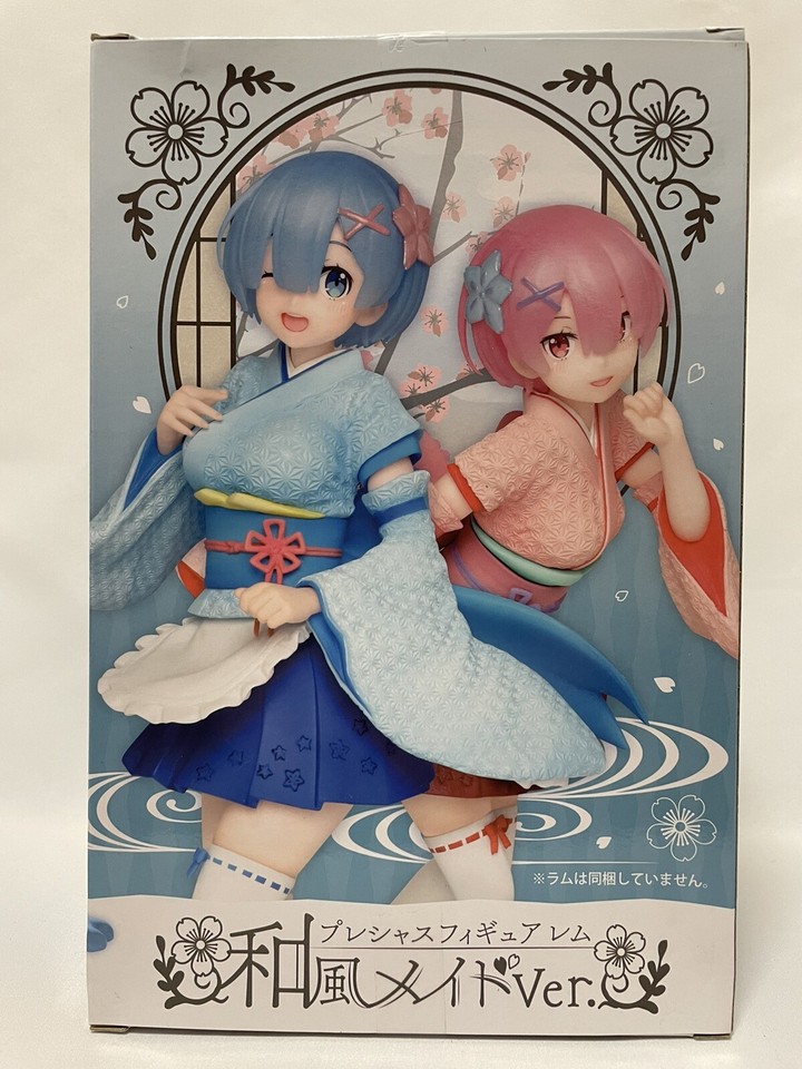 Re Zero Figure Rem Japanese style maid ver. figure From Japan TAITO ...