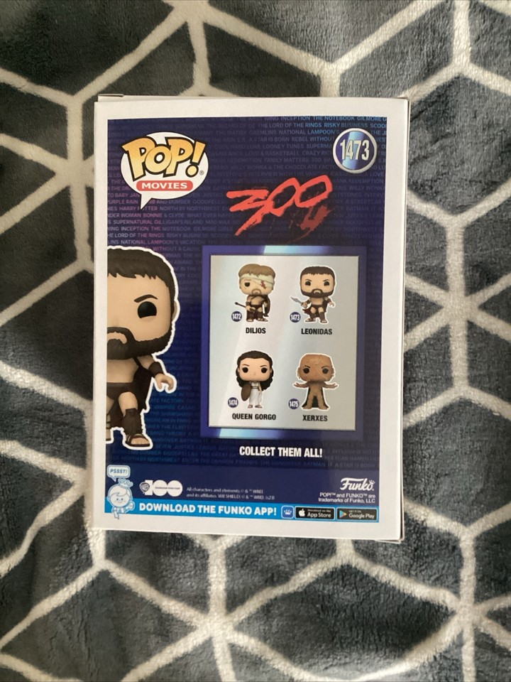 Funko Pop! Movies: LEONIDAS #1473 "300" Movie WB 100th Anniversary | eBay