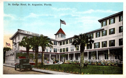 St Augustine FL--Florida St George Hotel c1929 Advertising Vintage ...