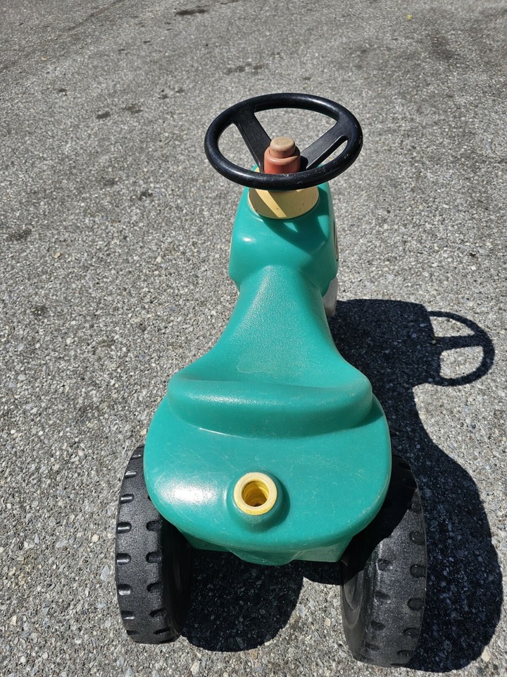 Vintage Little Tikes Farm Tractor Green Ride On Toy See Pictures | eBay