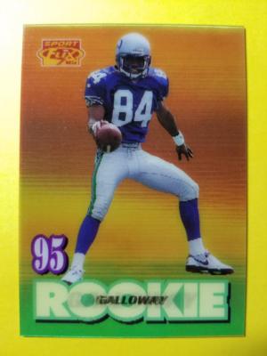 JOEY GALLOWAY - RC ROOKIE #123 SEATTLE SEAHAWKS - OHIO STATE - 1995 ...