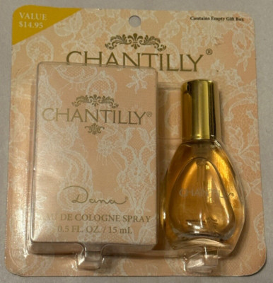 Chantilly Dana Classic Eau De Cologne Spray .5oz 15mL Bottle *NEW* | eBay
