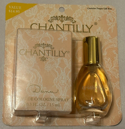 Chantilly Dana Classic Eau De Cologne Spray .5oz 15mL Bottle *NEW* | eBay