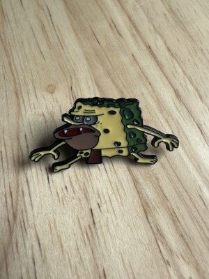 SpongeBob CaveMan Enamel Lapel Pin | eBay