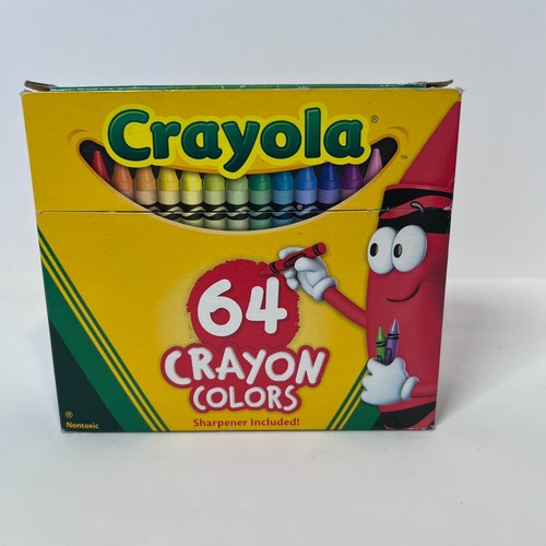 Crayola 64 Count Crayons With Built-In Sharpener Incomplete 2014 ...