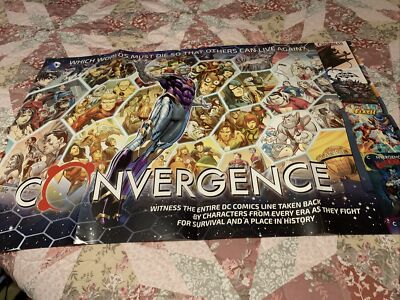 CONVERGENCE Promo Poster , 22 x 34, 2015 ,DC, Batman Superman Movie The ...