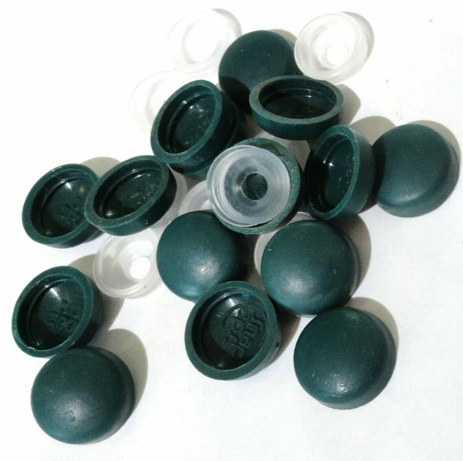 PD Screw Head Covers #6 #8 M3 M4 Flat Back Forest Green Plastic 8/8-177 ...